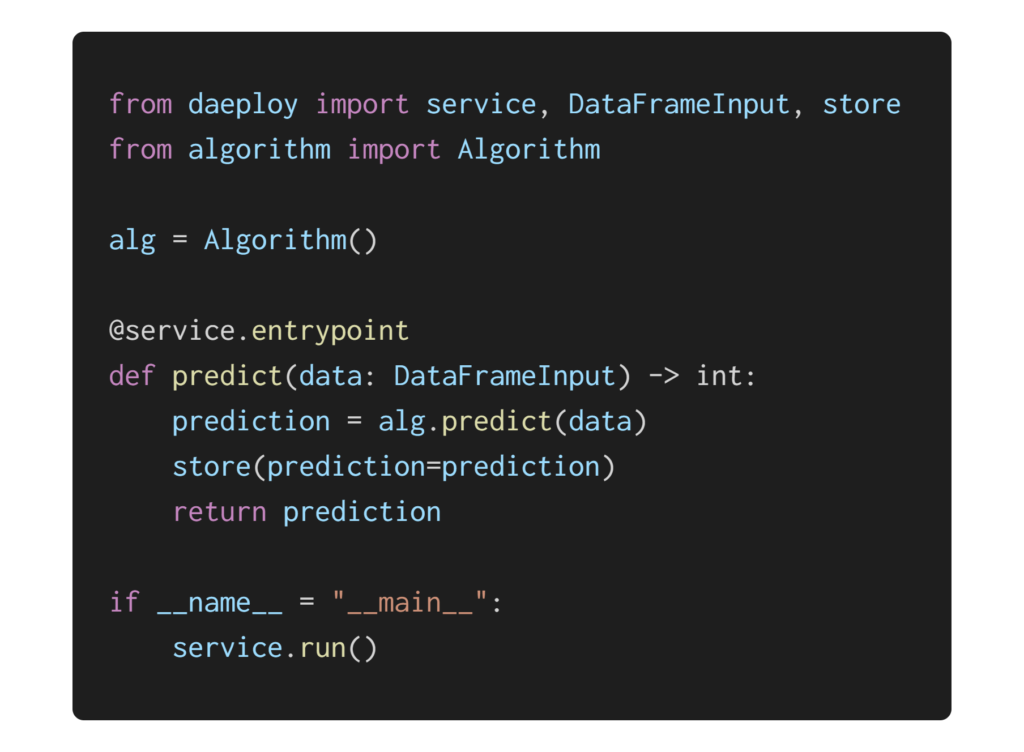 Daeploy Deploy Python Code As Microservices