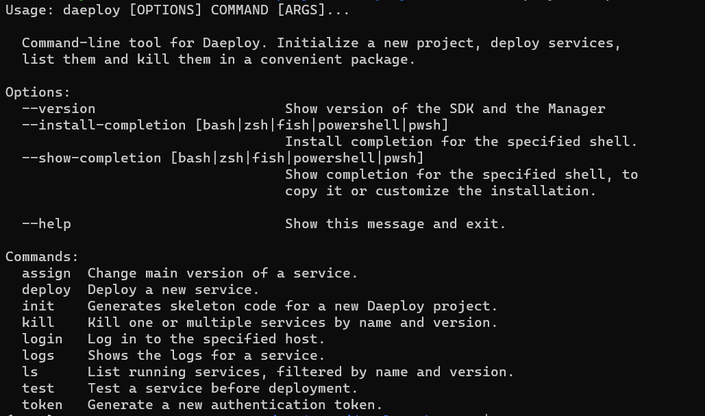 Getting started with Daeploy - Daeploy